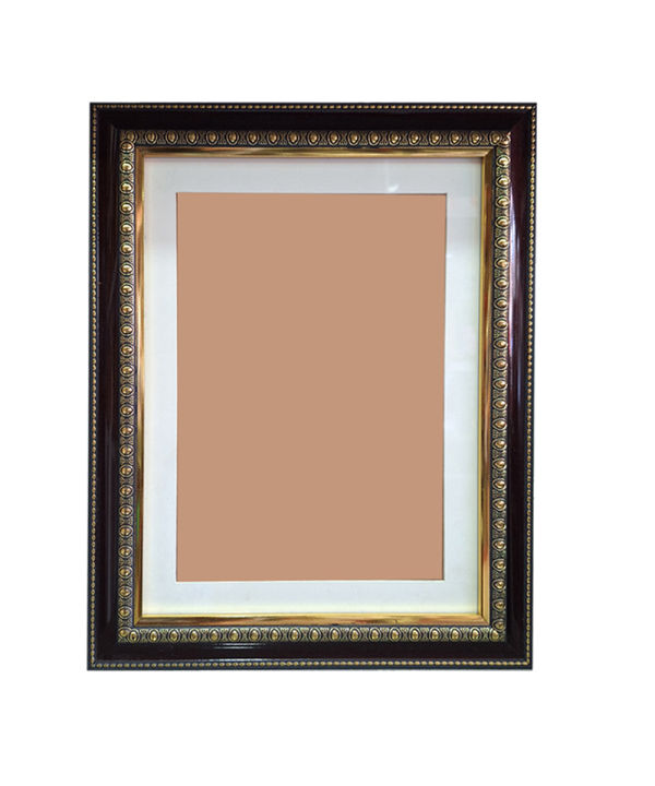 1-Piece Brown Designed with white border A4 Size Photo Frame | Daraz.com.np