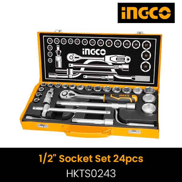 Ingco 24 Piece Socket Set Heavy Tool | Daraz.com.np