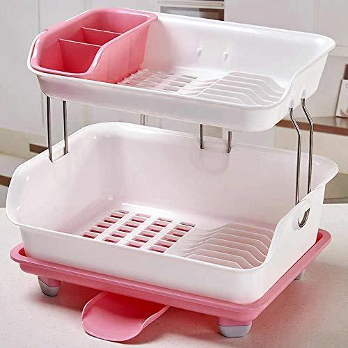 Multifunctional Layer Plastic Rack Dish Double Rack Kitchen Storage ...