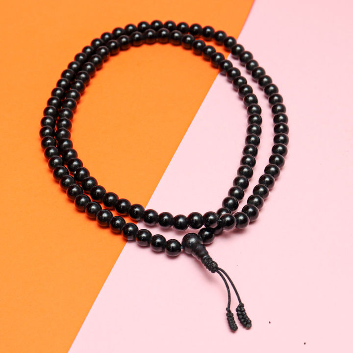 Black Prayable Onex Stone Beads Mala 32 Inches | Daraz.com.np