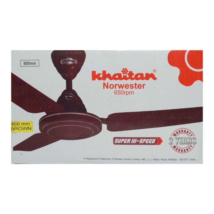 Khaitan Norwester Super Hi-Speed Fan 650 rpm | Daraz.com.np