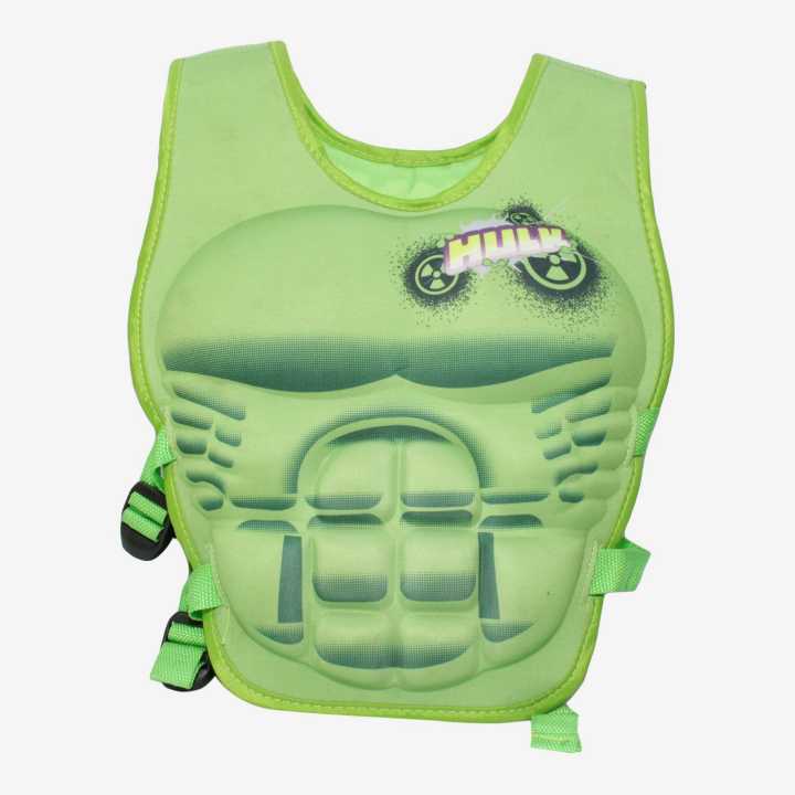 Green Color Hulk Print Design Half Jackets For Babies | Daraz.com.np