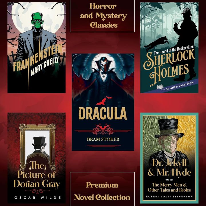 Horror and Mystery Classics | Frankenstein, Dracula, Dorian Gray, Dr ...