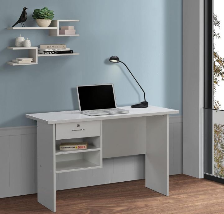 Kamakhya decor MDF Study Table and Office Desk with lock in drawer for ...