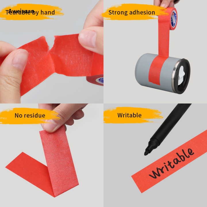 HaohuishopProfesional Red Painters Painter Tape Masking Tape for ...