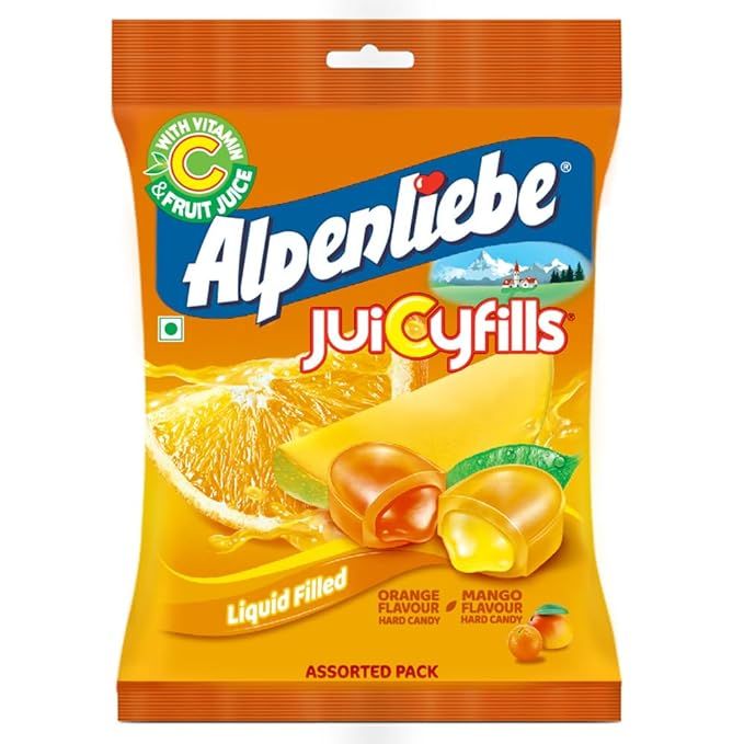 Alpenliebe Juicyfills Assorted Pouch Mango And Orange Flavor – 40 pcs ...