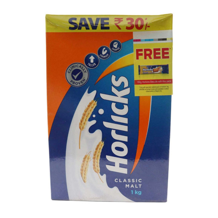 Horlicks Classic Malt 1kg Pack | Daraz.com.np