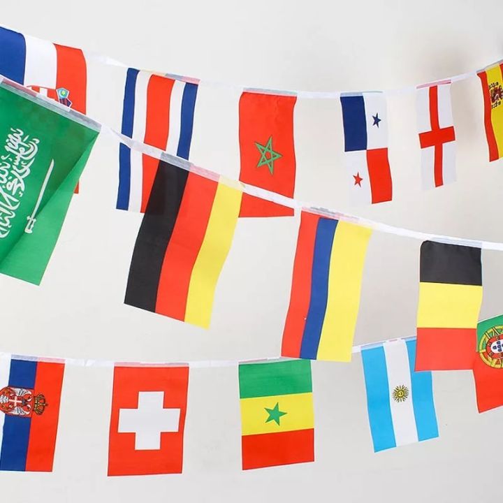 Countries String Flags Triangle Bunting Flags | Daraz.com.np
