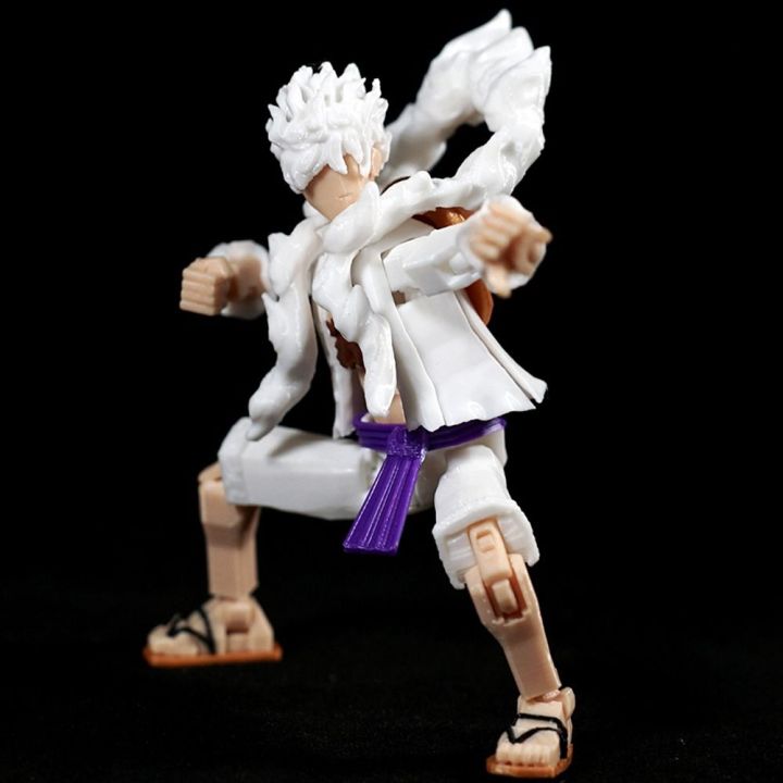 New One Piece Nika Luffy 3D Printed Action Figures Dummy Multi-Jointed ...