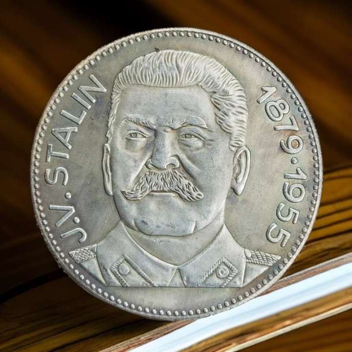 Soviet Union J Stalin Memorial Medal 1879-1955 Coin Copper Antique ...