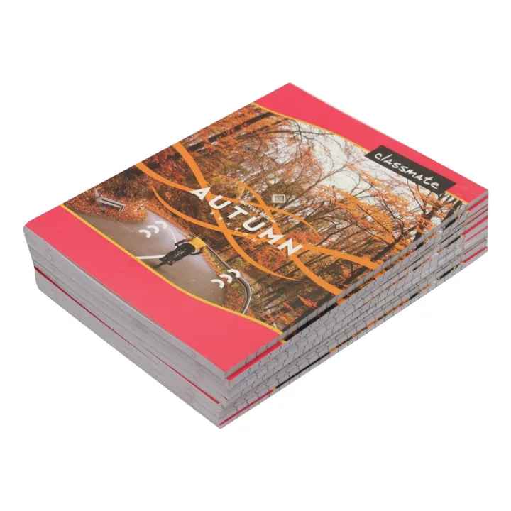 Classmate Bicycle Ride In Autumn Season Nepali Notebook Copy, Set Of 9 ...