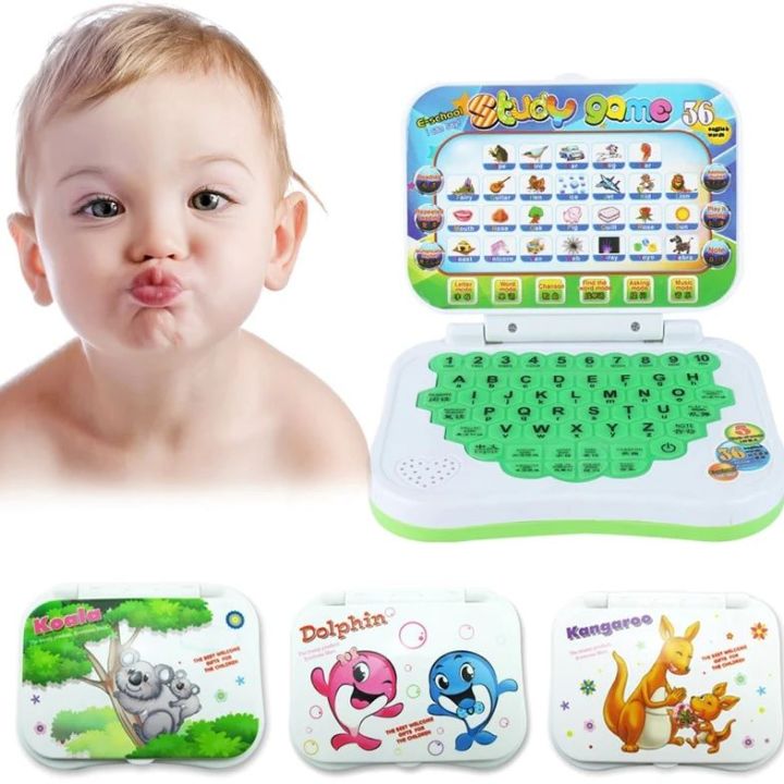 Multifunction Language Learning Machine Kids Laptop Toy Early ...