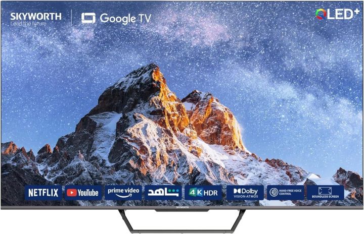 Skyworth 55 inch 4K Smart UHD Google TV With Dolby Vision HDR, 55SUE9350F | Daraz.com.np