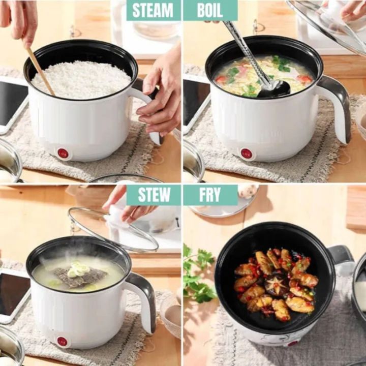 EasyCook™ Electric Mini Rice Cooker & Nonstick Momo Steamer – All-in ...