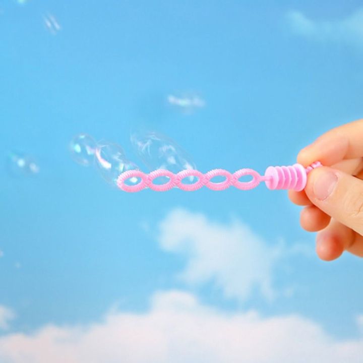 Easy Use 5-hole Colorful Bubble Tube Toy Soap Handheld Cat Paw Bubble ...