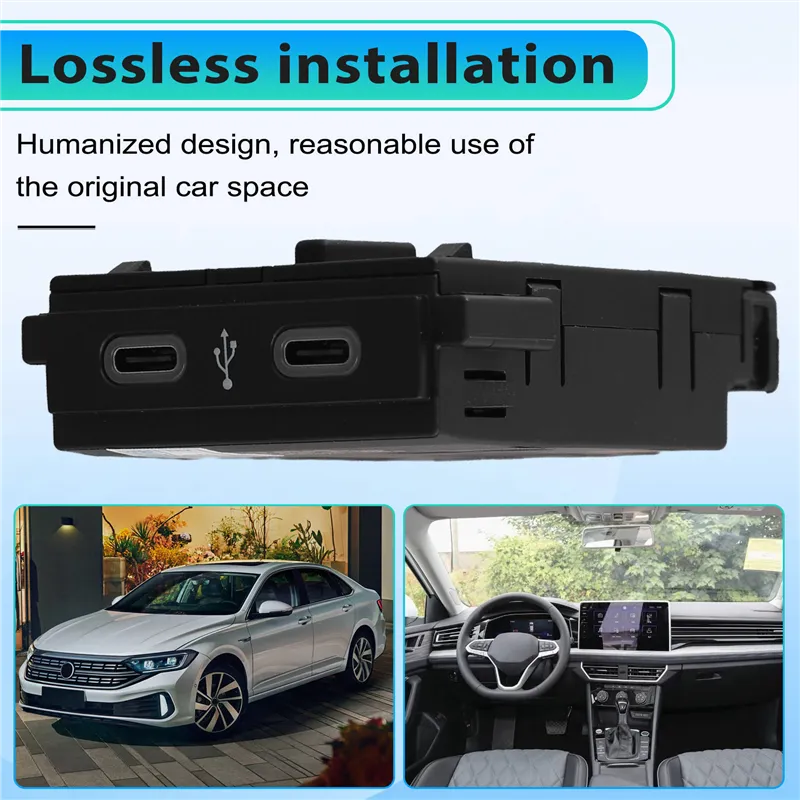 Front Console USB Ports TYPE-C Plug Socket ID4 ID6 | Daraz.com.np