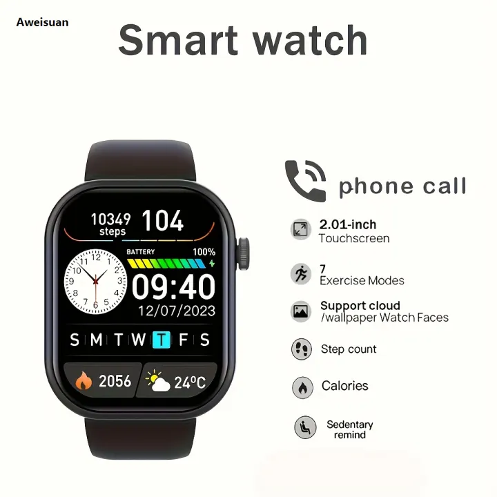 Aweisuan Dialer, Sports Ladies Men 2.01 Best Selling New 2024 Most Inch ...