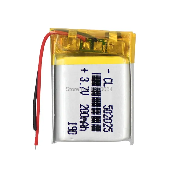 200mAh 3.7V Lithium Li-ion Polymer Battery Rechargeable Li-po Batteries ...