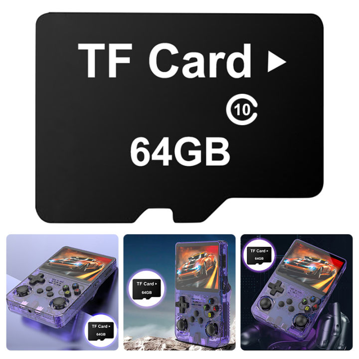 NEW 64G Memory Card Built-in 15000+ Game Gaming Memory Card Video Game ...
