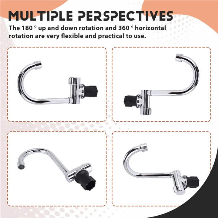 Foldable Kitchen Faucet 360 Dgree Rotation Sink Water Tap Single Handle ...