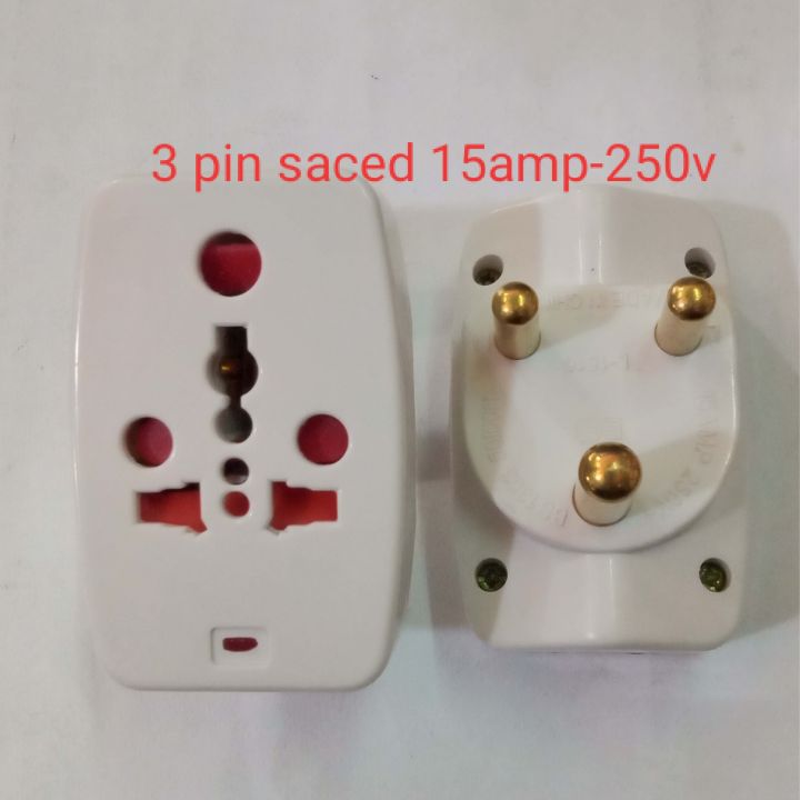 3 Pin Socket 15Amp-250V | Daraz.com.np