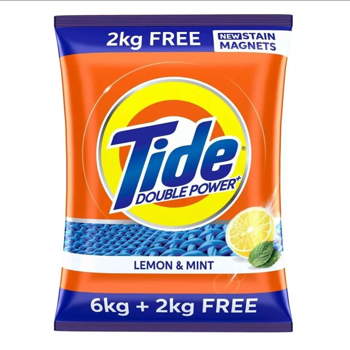 Tide Lemon & Mint Detergent Powder (6Kg + 2Kg) | Daraz.com.np