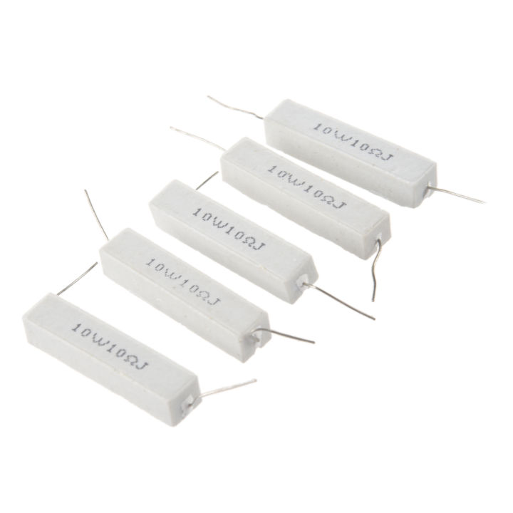 10W 10 Ohm 5% Winding Ceramic Cement Power Resistor x 5 | Daraz.com.np