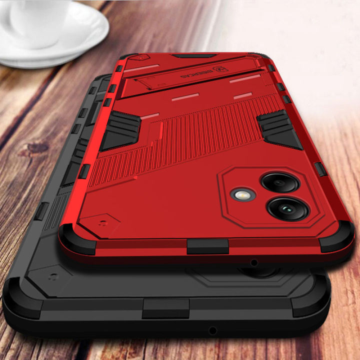 Vantime Case For Samsung Galaxy A04 Stand Shockproof Armor Lens