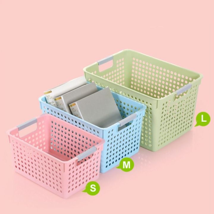 Trendy Plastic Storage Baskets Removed Handles Plastic Basket Large ...