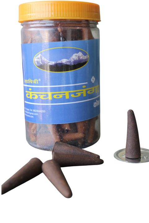 Savitri Kanchenjunga Premium Cone Incense – 150g Jar ( Pack of 3)| Long ...
