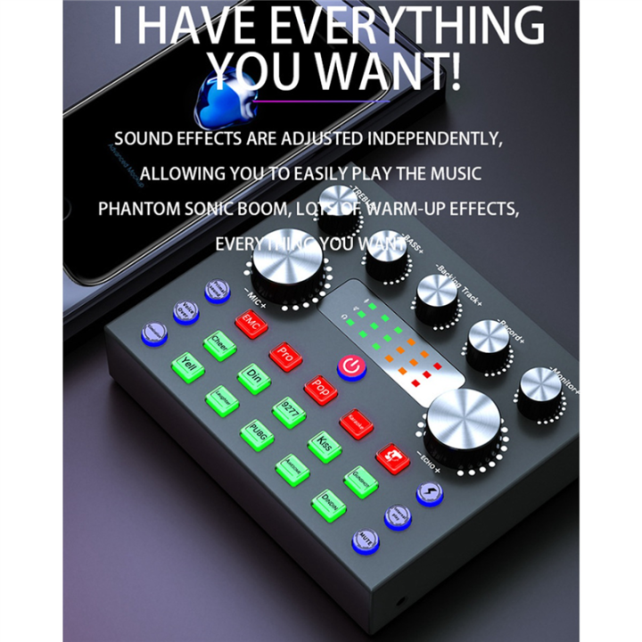 V8S Live External Sound Card Voice Changer Sound Card | Daraz.com.np