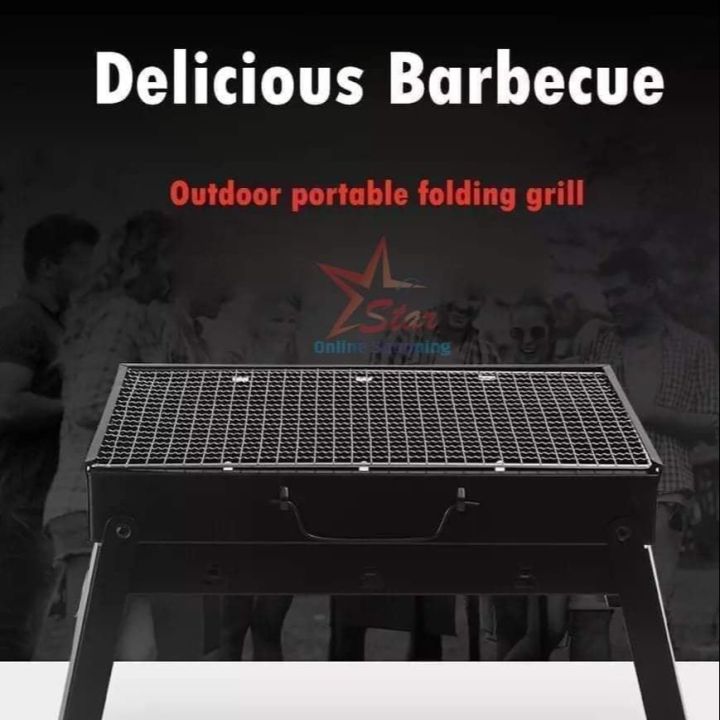 Portable Stainless Steel Charcoal Barbeque Grill Star Brand | Daraz.com.np