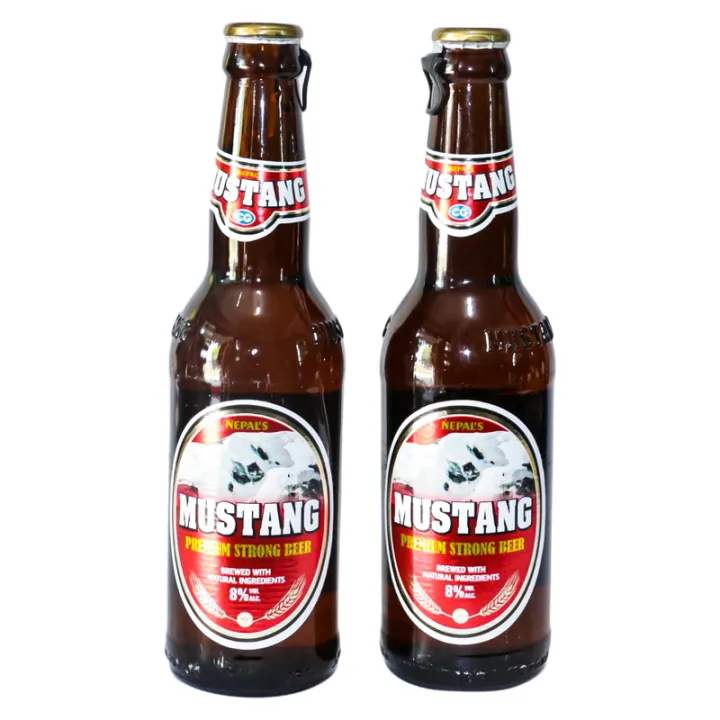 Mustang Premium Strong Beer - 330 ml ( Pack Of 2 ) | Daraz.com.np