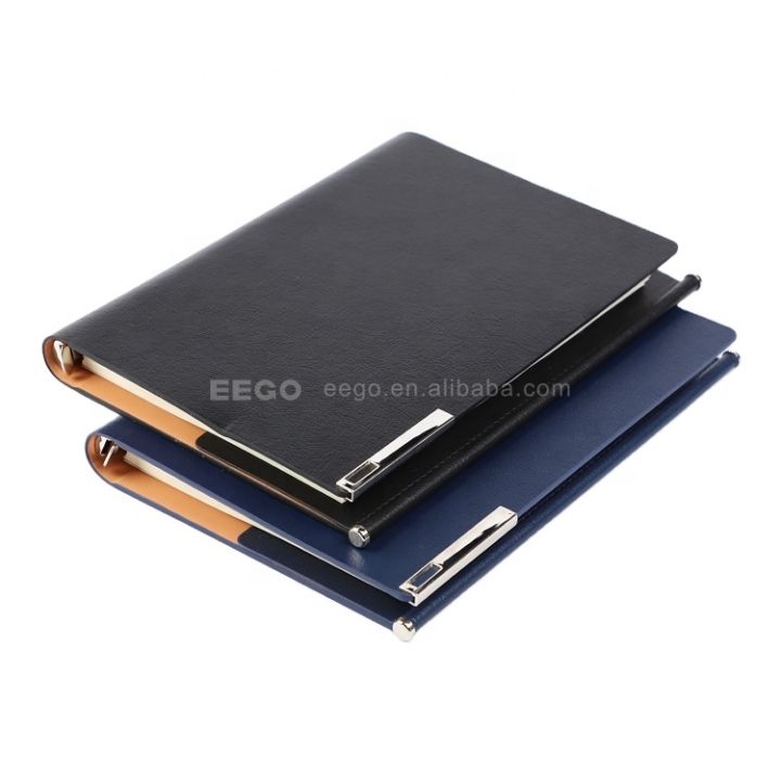Luxury A5 Faux Pu Leather Refillable Loose Leaf 6 Holes Ring Binder ...