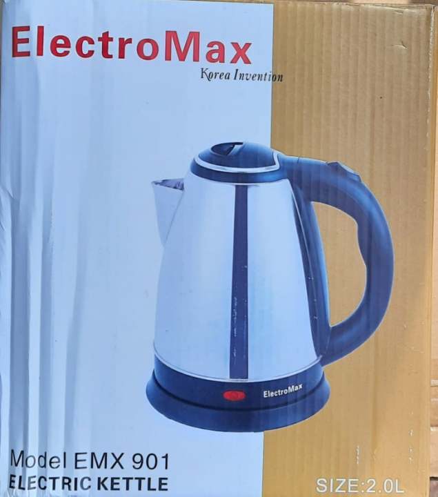ElectroMax 1.8 Ltrs Stainless Steel Auto Off Electric Kettle Jug ...