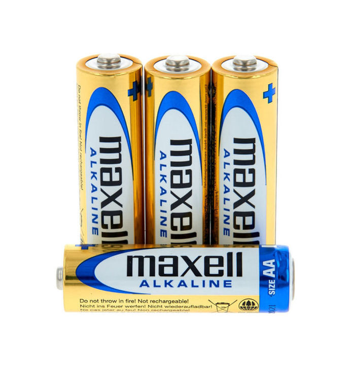 20 Pcs (10 Pair) Maxell Alkaline Long Discharge Life AA Sized 1.5v ...