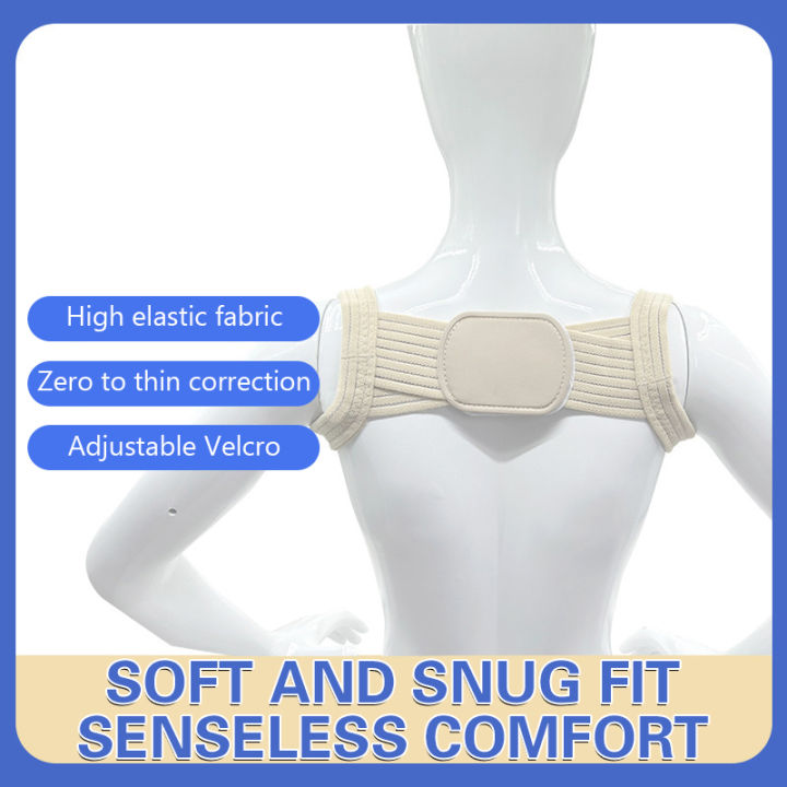New Adult Children Back Posture Corrector Clavicle Back Support ...