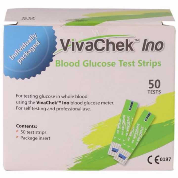 Vivacheck Ino Blood Glucose Test Strips, 50 Strips | Daraz.com.np