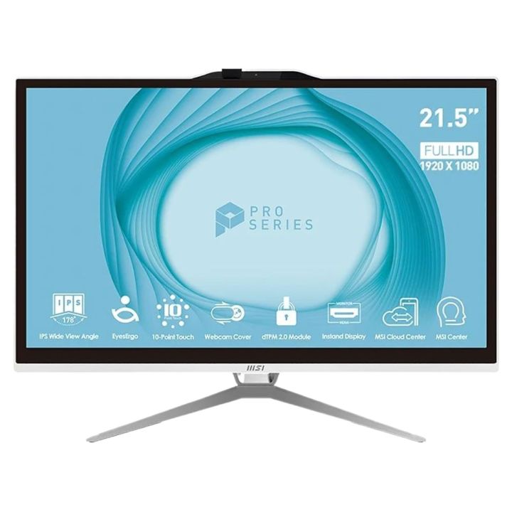 MSI PRO AP222T 13M AlO PC (Intel Pentium G7400 | 4GB RAM | 128GB SSD ...