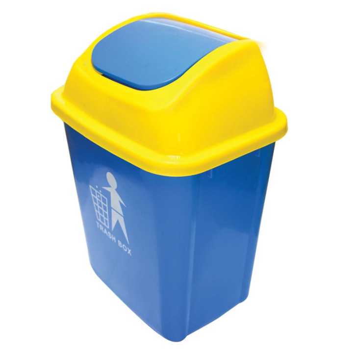 Geo Plastic Sliding Push Wastebin Trashcan Dustbin 20 Litre | Daraz.com.np