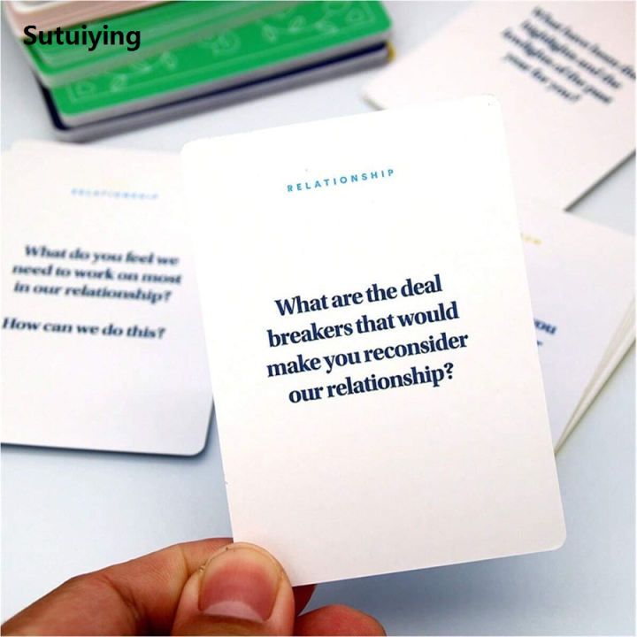 Sutuiying Intimacy Card Game:150 exciting couple conversation opening ...