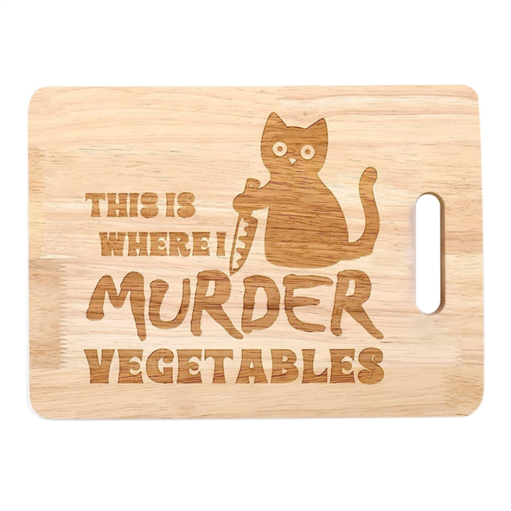 1 Piece Kitchen Chopping Board Funny Cutting Board This is Where I ...