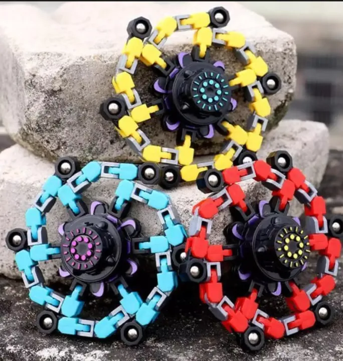 Bizzy Deformable Fidget Spinner Robot| FINGER TIP SPINNER DIY ...