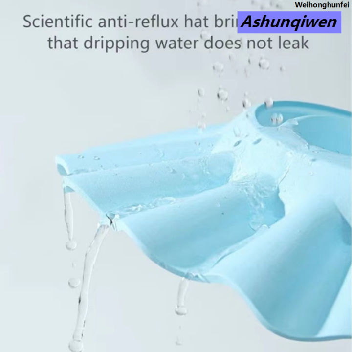 WeihonghunfeiAdjustable Baby Shower Caps Child Waterproof Shampoo Hat ...