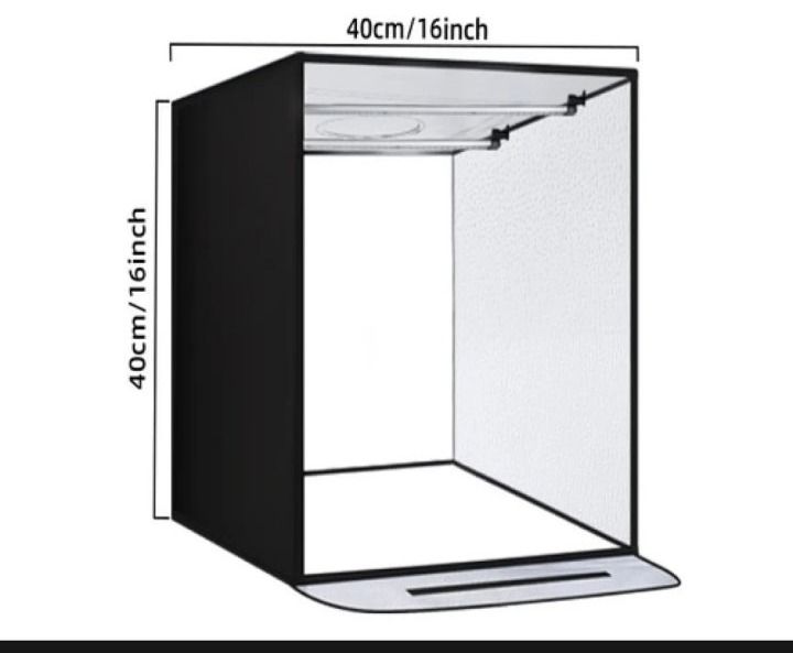 Photography Light Box 40cm (Double Side Light) | Daraz.com.np