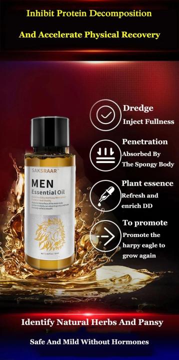 NEW Saksraar Body Massage Essential Oil For Men | Daraz.com.np