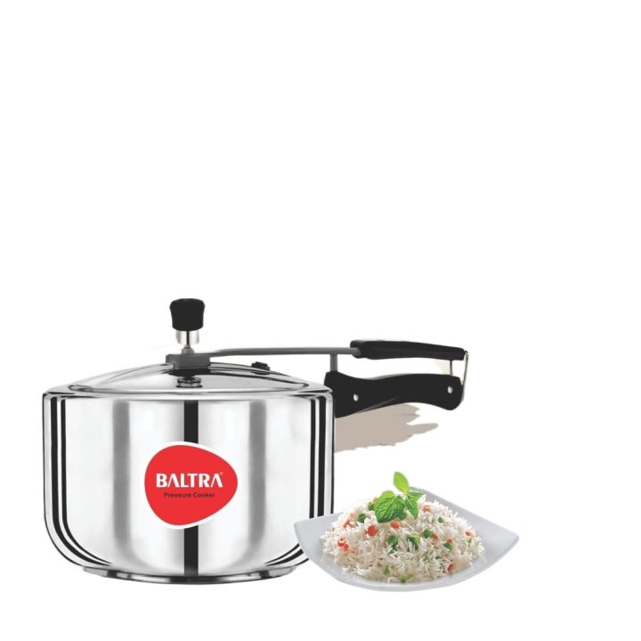 BALTRA Fortune Stainless Steel Induction Compatible Pressure Cooker 5 ...