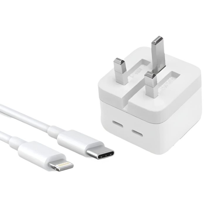 35W Usb-C To Lightning Three Pin Charger For Iphone | Daraz.com.np
