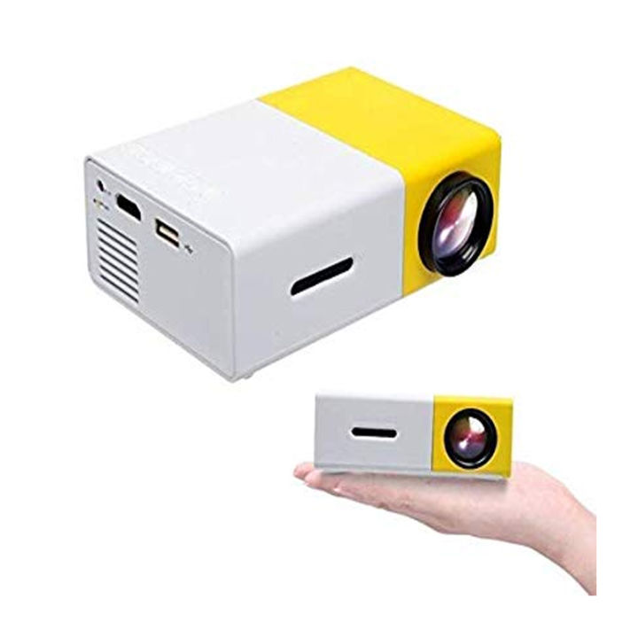 YG300 400m Portable Mini Home Theater LED Projector with Remote ...