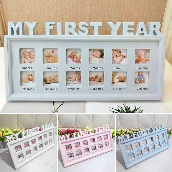 12 Month baby Photo Frame | My First Year Photo Album | Daraz.com.np